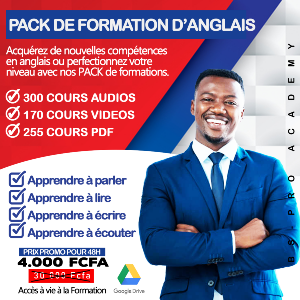 PACK DE FORMATION D'ANGLAIS - BS-PRO TECH
